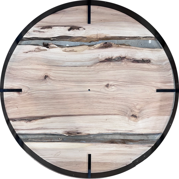 *MADE TO ORDER // 30” Hickory Live Edge Wood Wall Clock - Generational ...